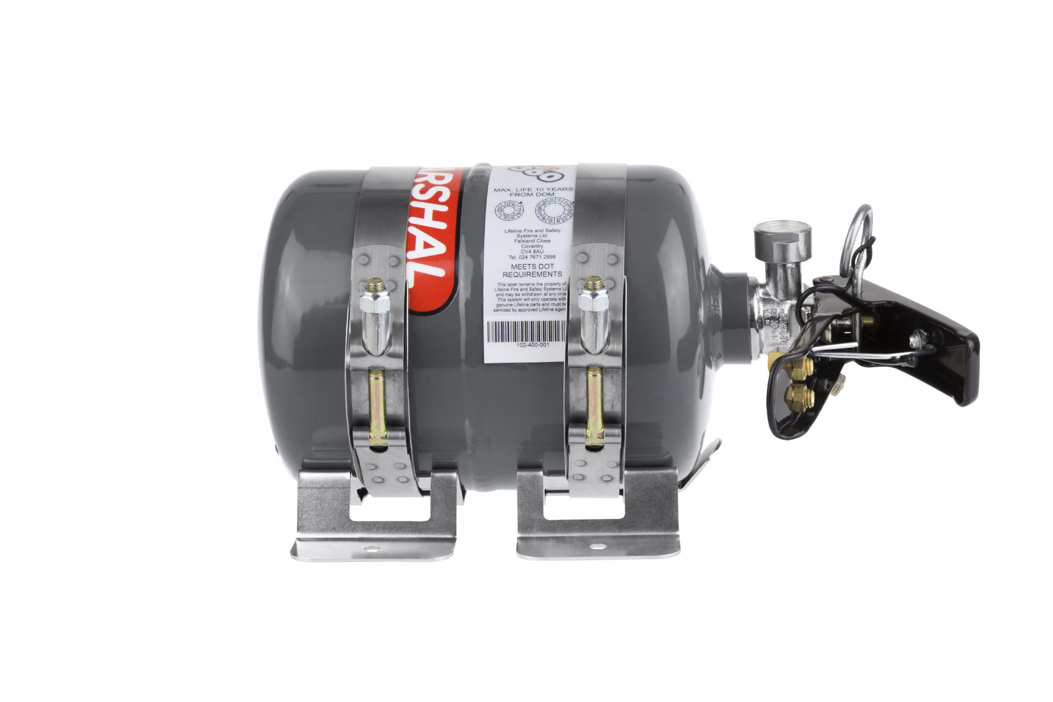 Zero 360 2.25kg Fire Marshal Novec 1230, Steel Mechanical, Aluminium, 5 ...